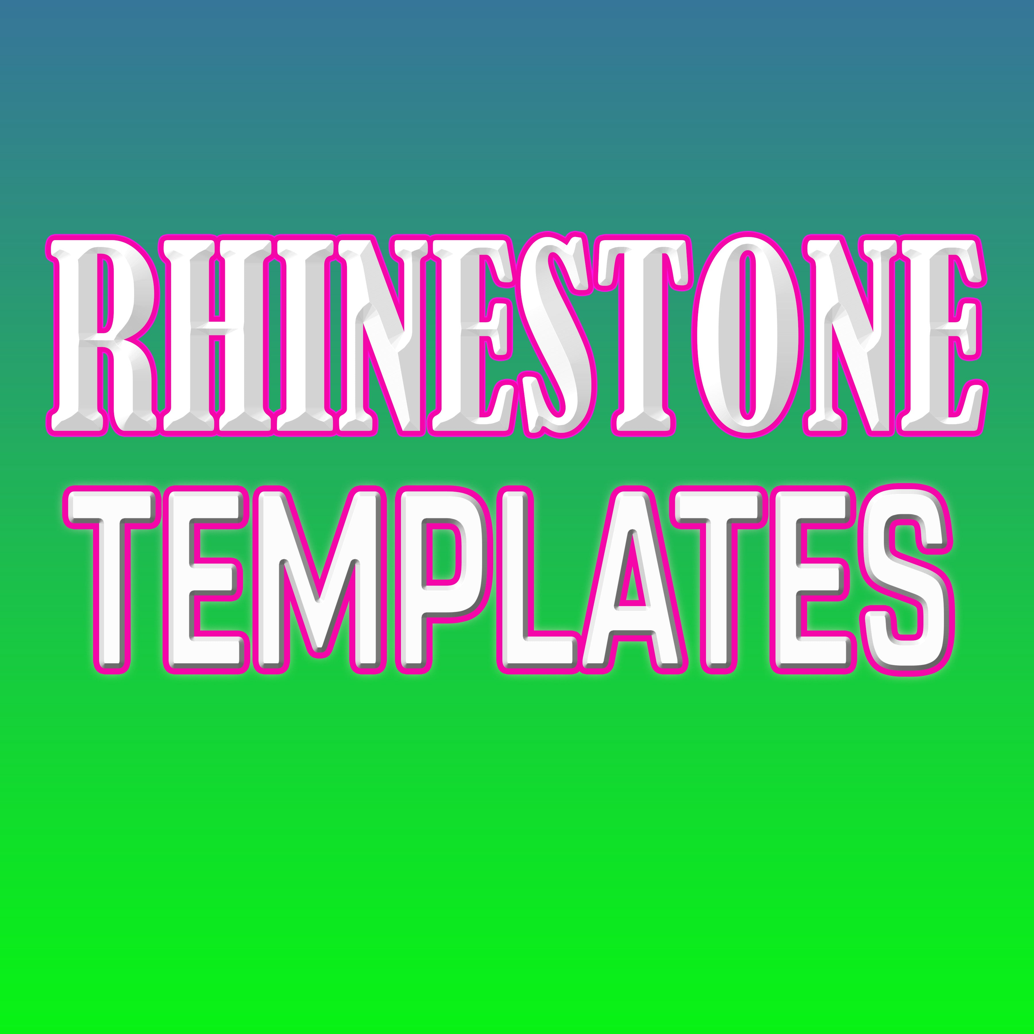 Rhinestone Templates – Page 2 – That 2 This Creations